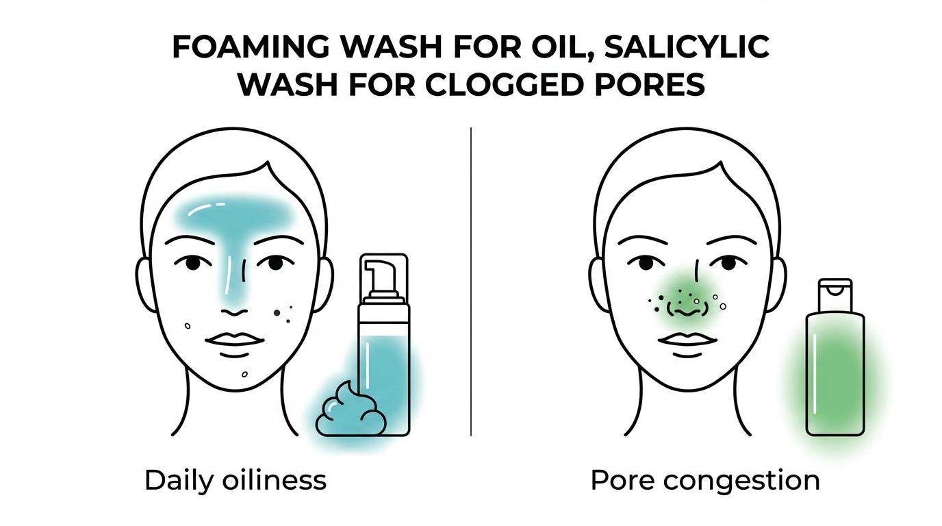 Anti-Acne Routine Products for Acne-Prone Skin: Face Wash, Toner & Wee ...